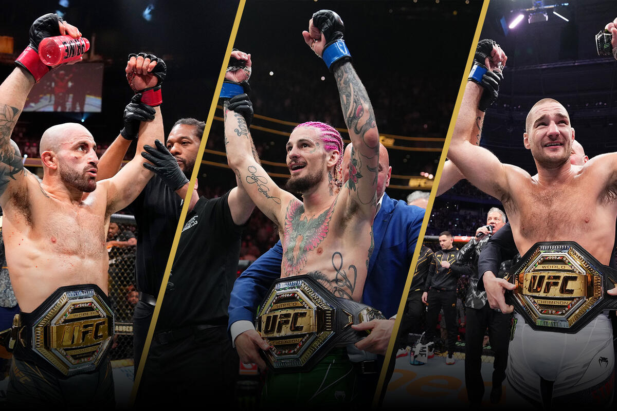 UFC confirma três disputas de cinturão no início de 2024