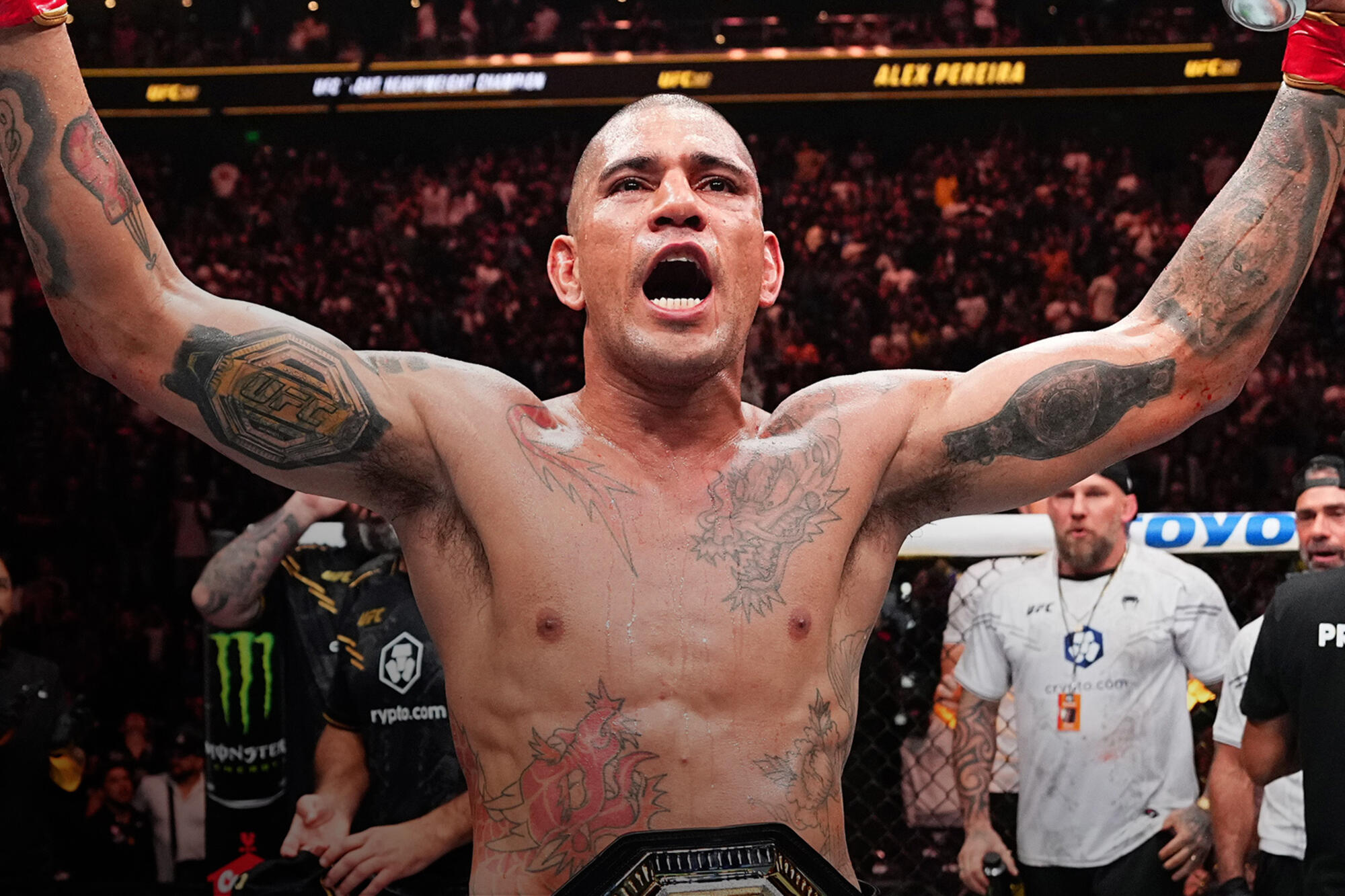 UFC 307: Confira os salários de Alex Poatan, José Aldo e mais